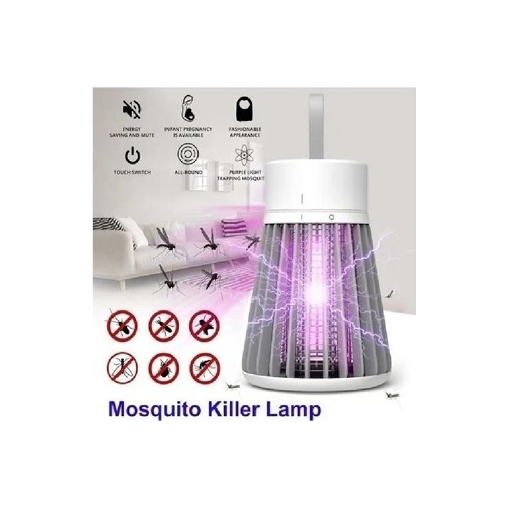 Lampara Electrica Mata Zancudos Mosquitos Atrapa Insectos